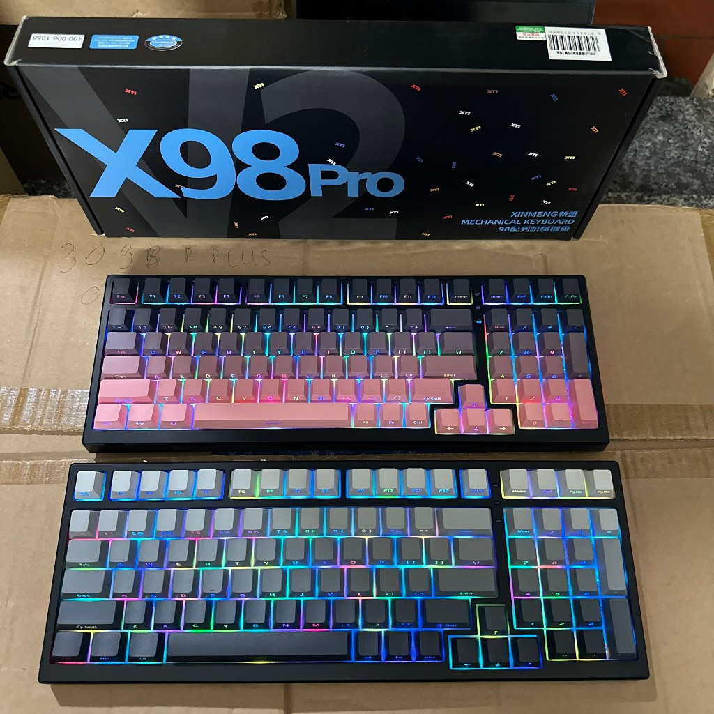 (New) Bàn Phím Cơ không dây XinMeng X98 Pro v2 / 3 Mode - Mạch Xuôi ...