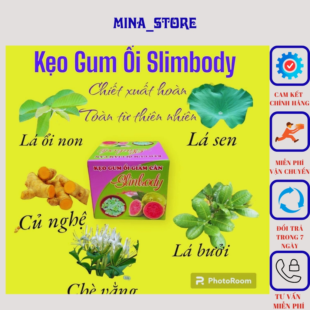 Kẹo gum ổi giảm cân-Chính hãng giúp giảm 2-5kg sau 1 liệu trình an toàn ...