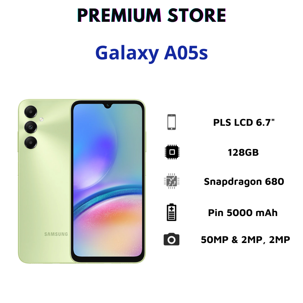 Điện Thoại Samsung Galaxy A05S 4GB/128GB Hàng Chính Hãng | Shopee Việt Nam