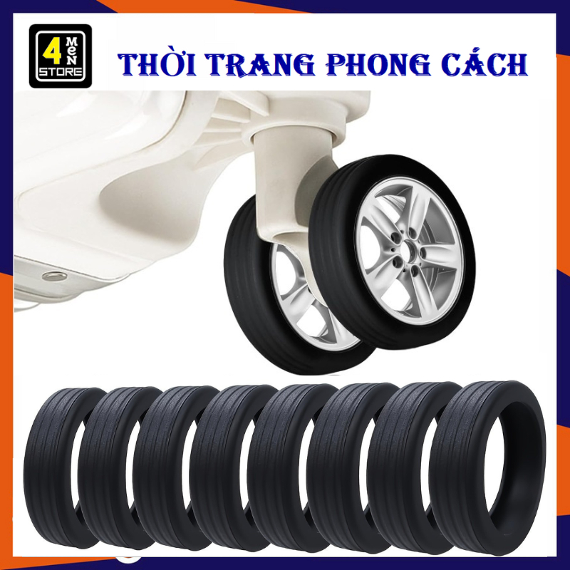SET 10 Vỏ Bọc Bánh Xe Vali Silicone Giảm Tiếng Ồn , Chống Mòn Tiện Ích ...
