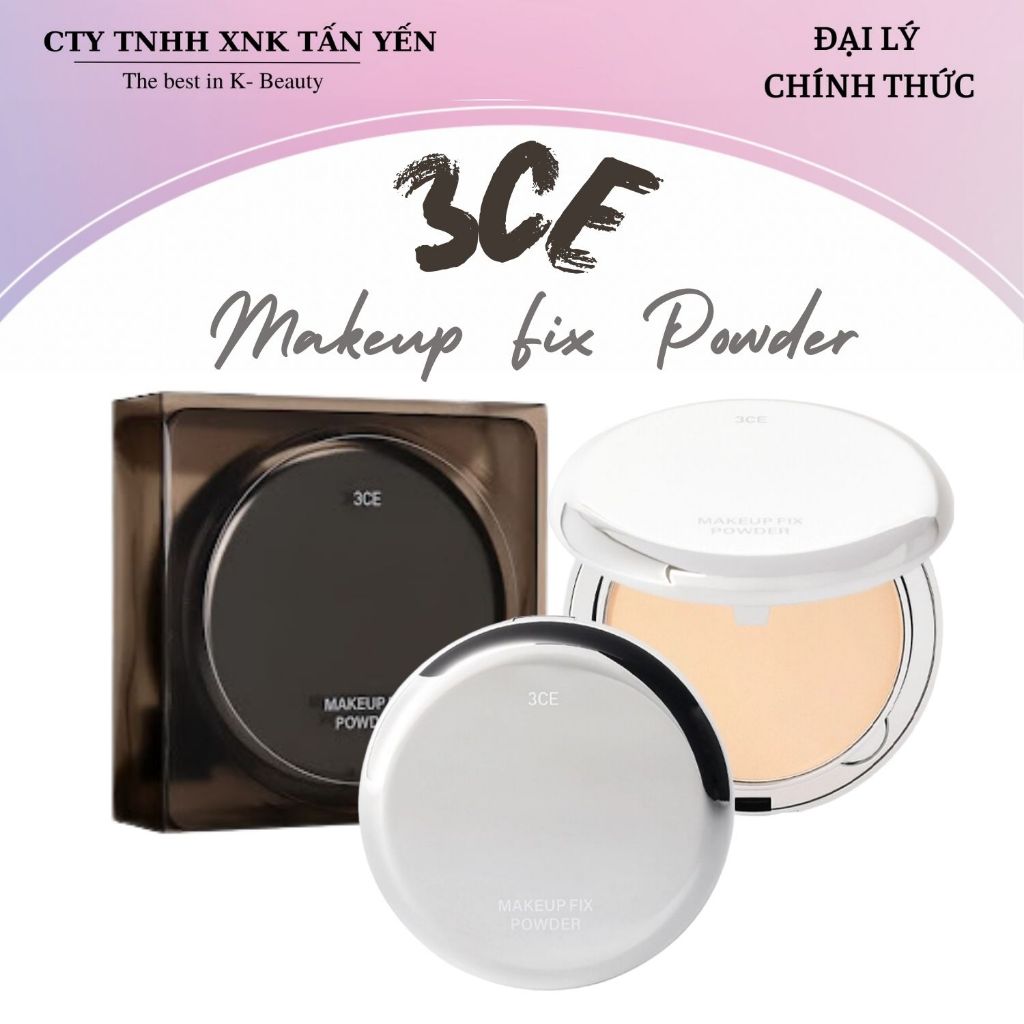 Phấn Phủ Nén Kiềm Dầu 3CE Makeup Fix Powder 9g | Shopee Việt Nam