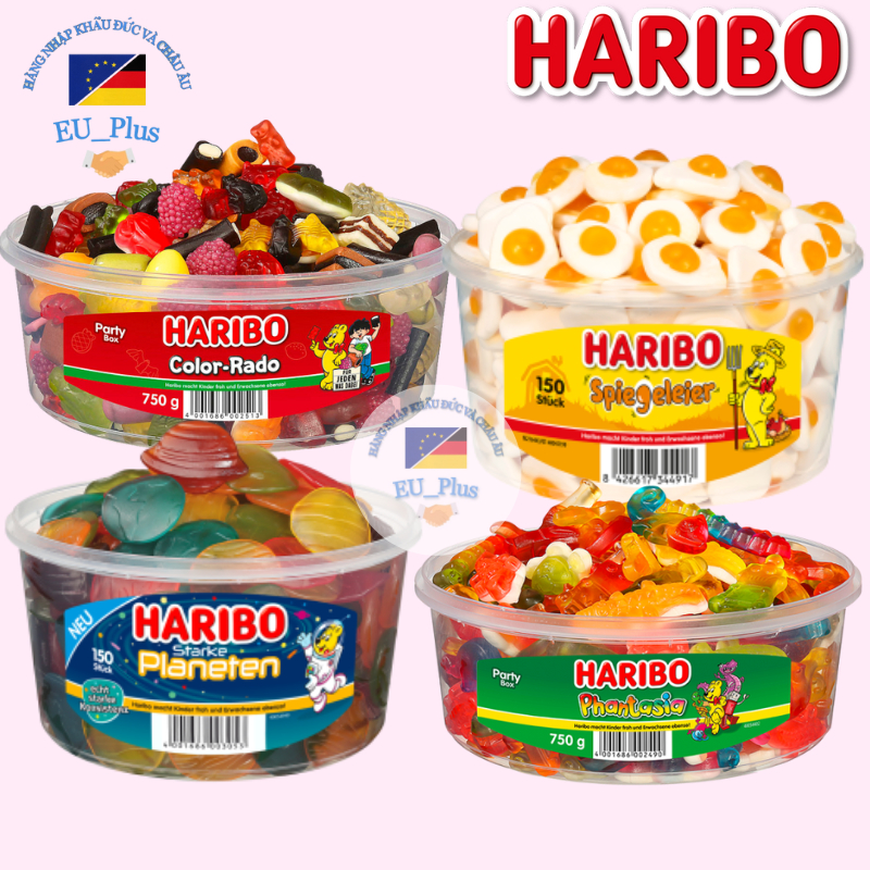 Kẹo dẻo Haribo Phantasia 750g (Đức) - Kẹo dẻo Haribo Color-Rado 750g ...
