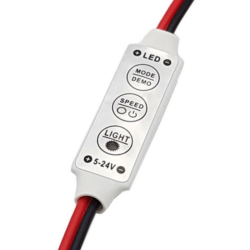 Bộ điều khiển led 5-24V 6A nhiều chế độ, điều chỉnh độ sáng dimmer led ...