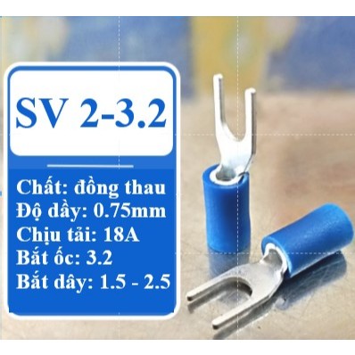 Đầu cos chữ Y bằng đồng bọc nhựa KST bấm nối dây điện mầu xanh, đỏ, đen | Shopee Việt Nam