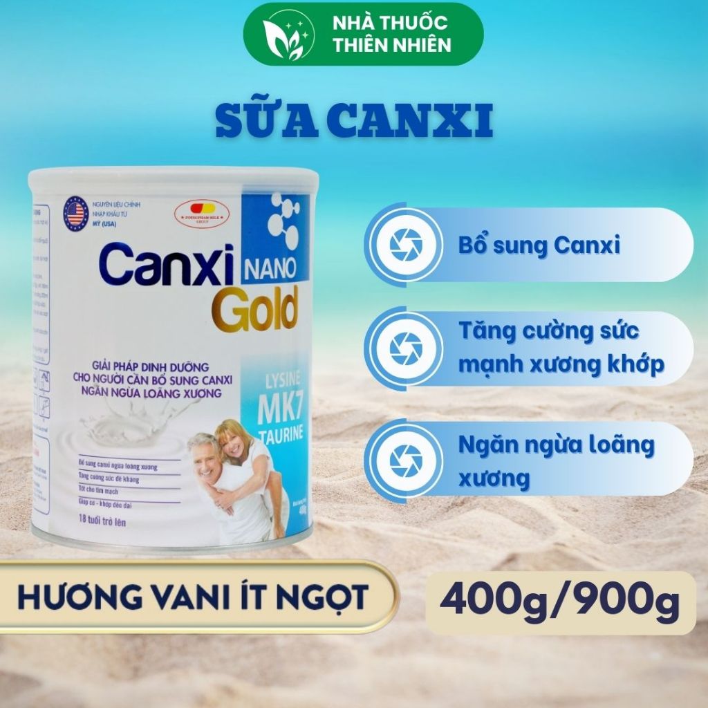 Sữa Canxi Nano Gold Sữa Canxi Cho Người Già Bổ Sung Canxi Ngăn Ngừa ...
