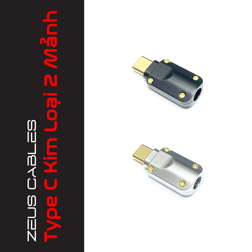 Đầu Type C Vỏ Nhôm 2 Mảnh | Type C DIY Custom Cable | Shopee Việt Nam