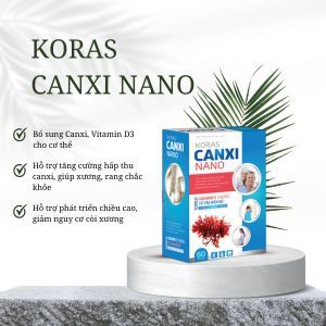 KORAS CANXI NANO - Bổ sung Canxi – D3 cho trẻ em | Shopee Việt Nam