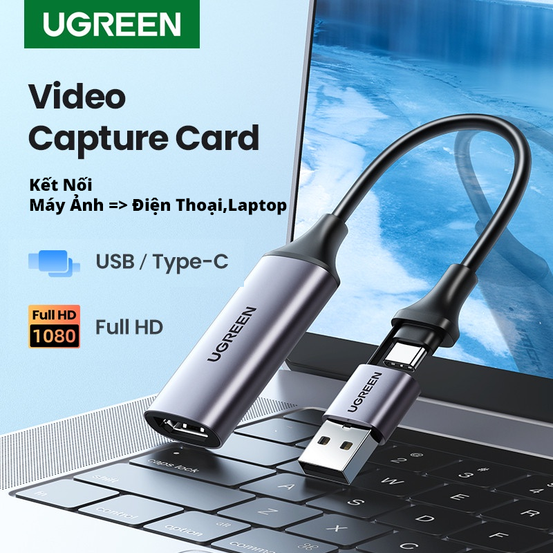 Cáp Ghi Hình Live Stream HDMI To Type-C Ugreen 40189 25854 Video ...