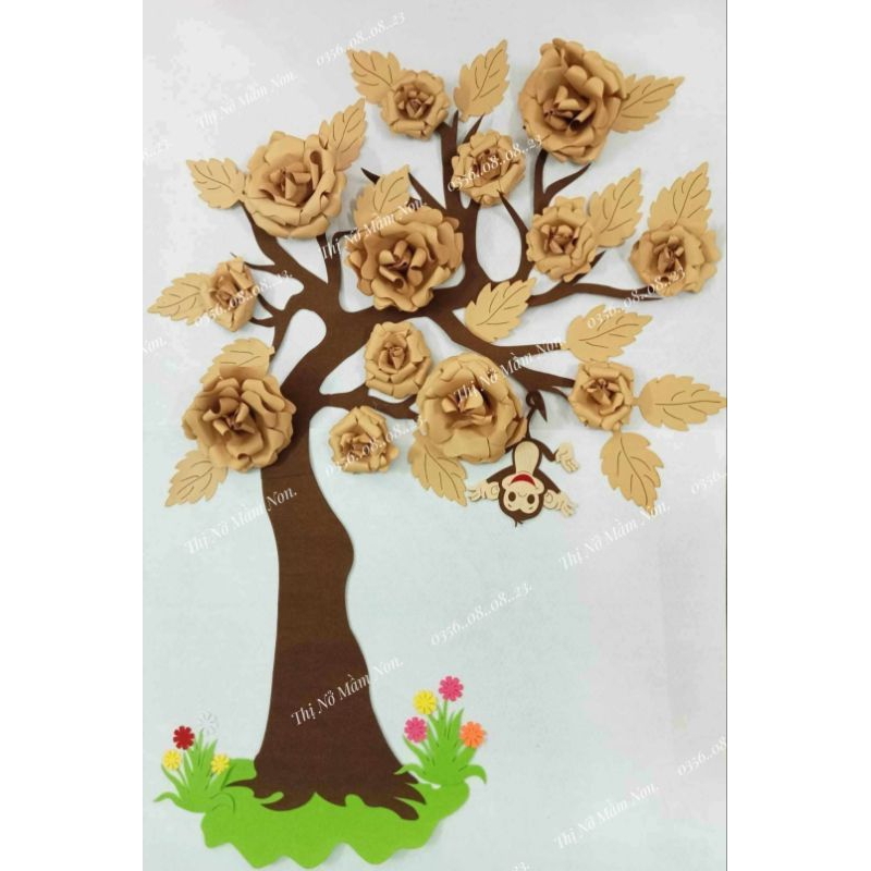 NEW - cây STEAM trang trí tranh góc chủ đề mầm non | Shopee Việt Nam