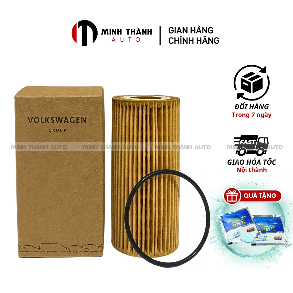 Lọc dầu, lọc nhớt xe Audi A3 S3 A4 A5 A6 TT Q5 Q7, VW Passat Golf MK7 ...