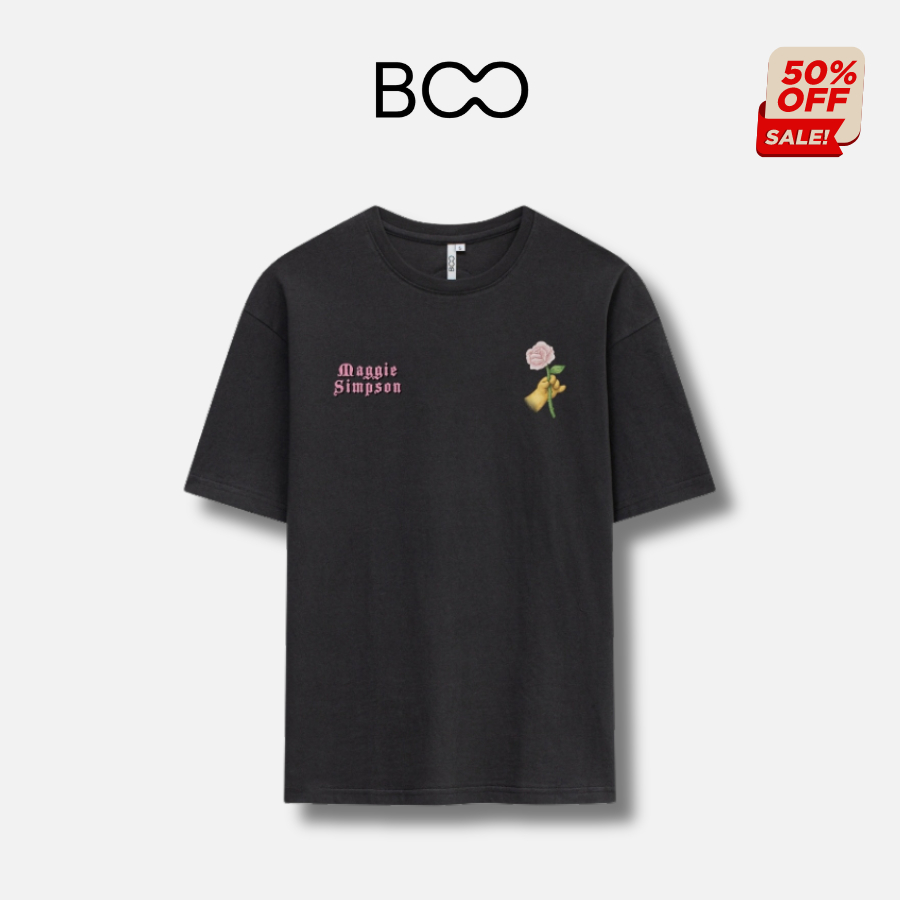 Áo Thun BOO Unisex Oversized In Graphic Angel Maggie The Simpsons ...