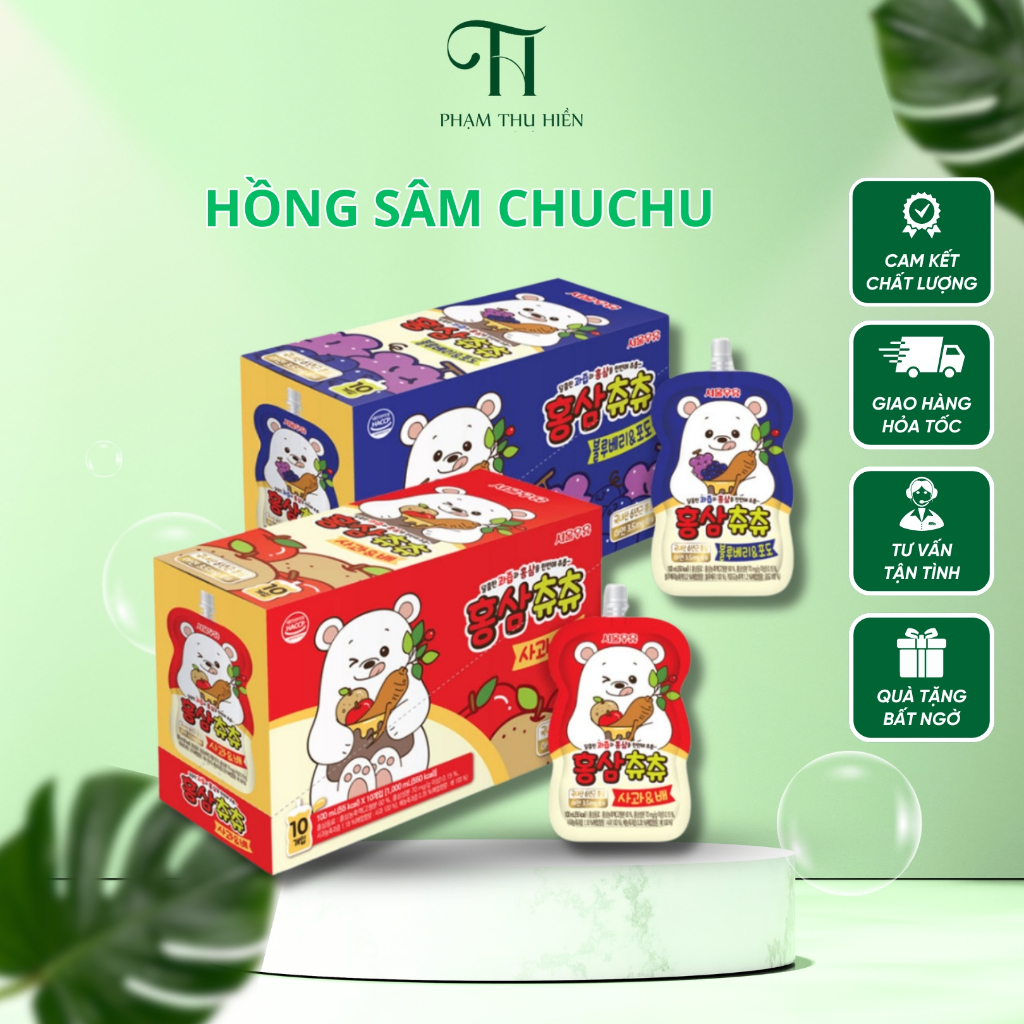 Nước Hồng Sâm Chu Chu Hàn Quốc Giúp Bé Ăn Ngon Ngủ Ngon, Tăng Đề Kháng ...