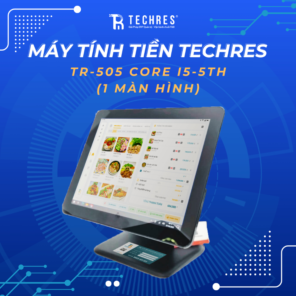 MÁY TÍNH TIỀN TECHRES TR-505 CORE I5-5TH (1 MÀN HÌNH) | Shopee Việt Nam