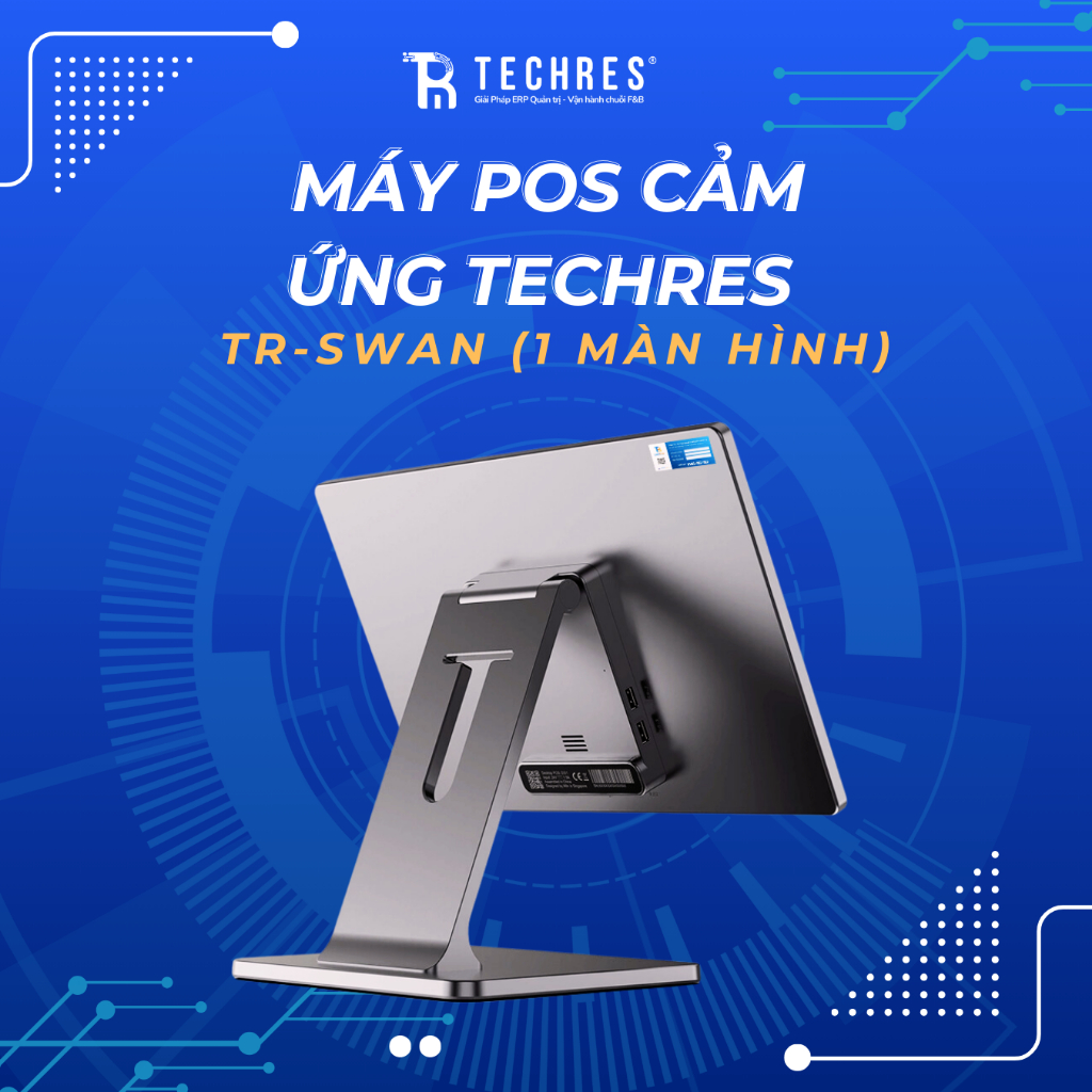 MÁY POS CẢM ỨNG TECHRES TR-SWAN (1 MÀN HÌNH) | Shopee Việt Nam