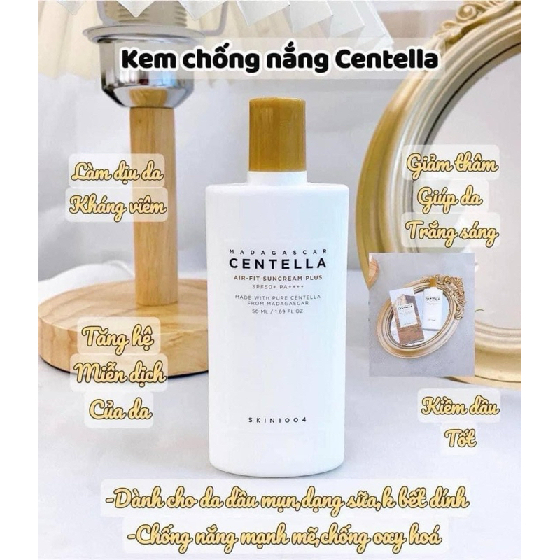 KEM CHỐNG NẮNG CENTELLA SKIN1004 50ML | Shopee Việt Nam