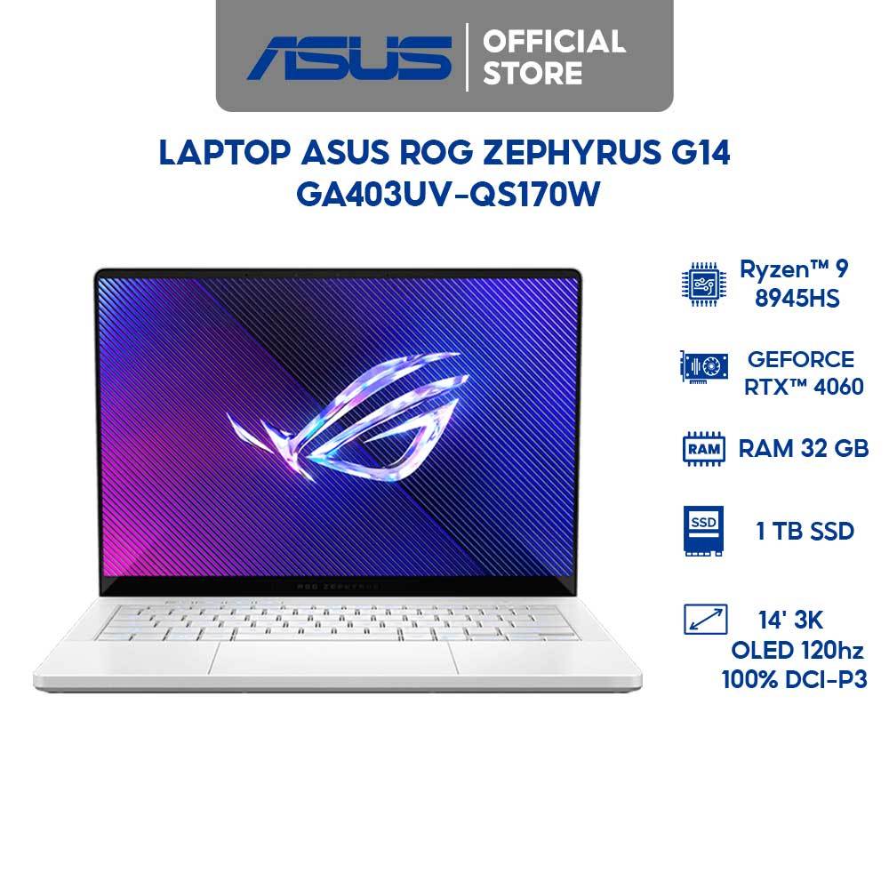 Laptop Gaming ASUS ROG Zephyrus G14 GA403UV-QS170W R9-8945HS | 32GB | 1TB | 14' | Win 11 ...