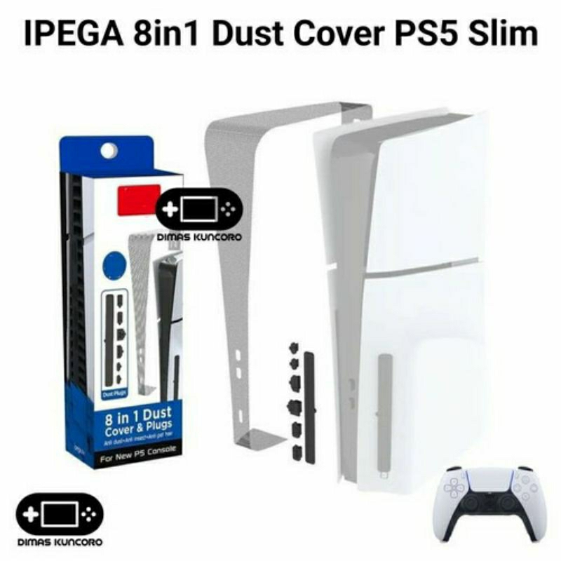 Lọc bụi máy PS5 Slim hãng Ipega dust cover plugs KIT lọc bụi bẩn máy ...