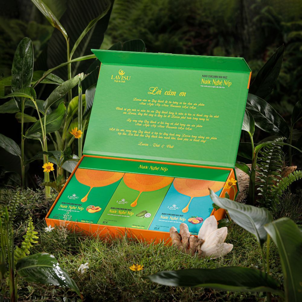 Nước Nghệ Nếp Nano Curcumin Mai Mực Lavisu | Shopee Việt Nam