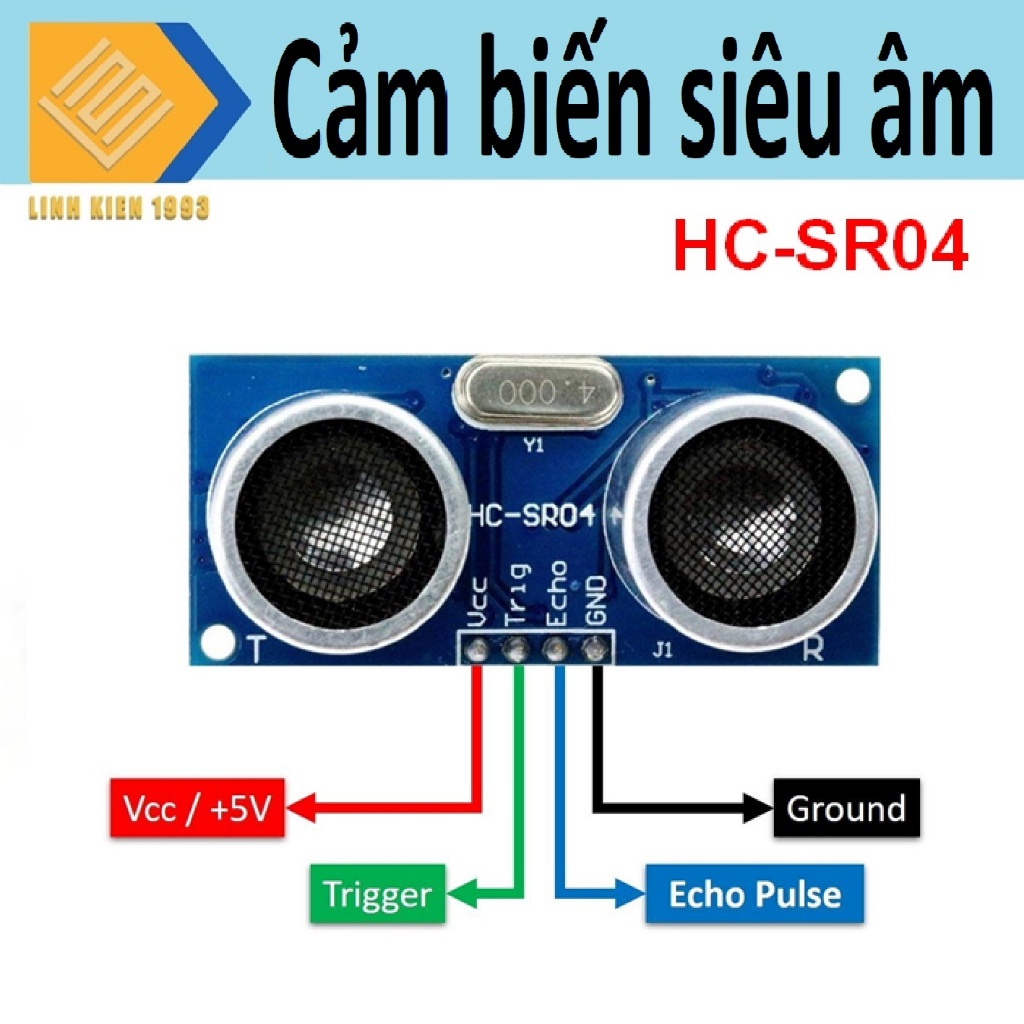 HC-SR04 Cảm biến siêu âm 5V 2mA-15mA | Shopee Việt Nam