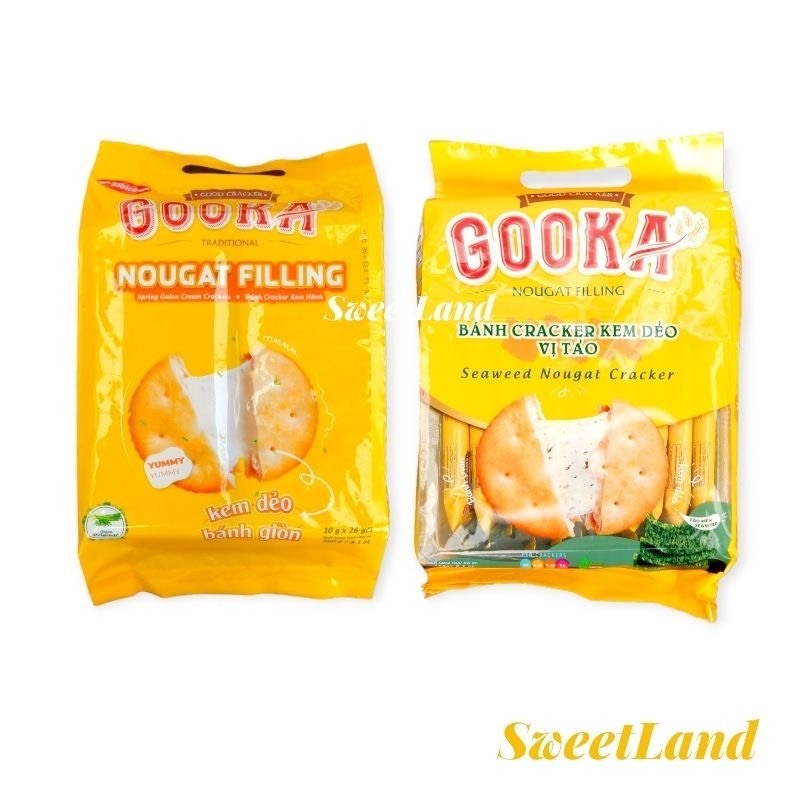 Bánh Quy Gooka Cracker Nougat Filling - Bibica | Shopee Việt Nam