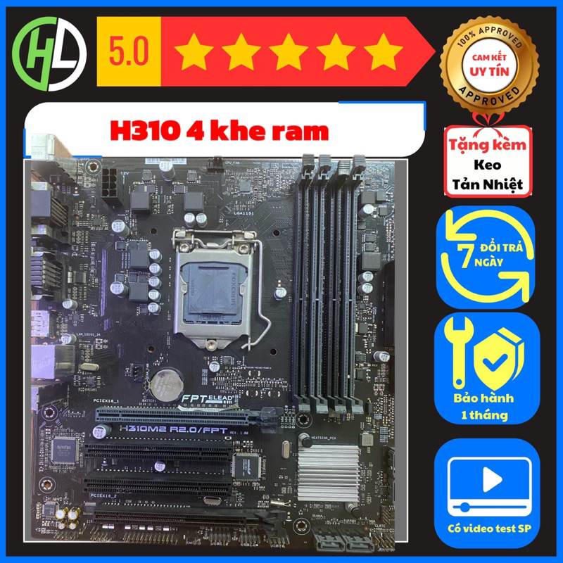 ASUS H310 M2 FPT/R2.0 4 KHE RAM UP TO 64GB GIÁ RẺ ĐỦ CHẶN TẶNG KEO TẢN NHIỆT | Shopee Việt Nam