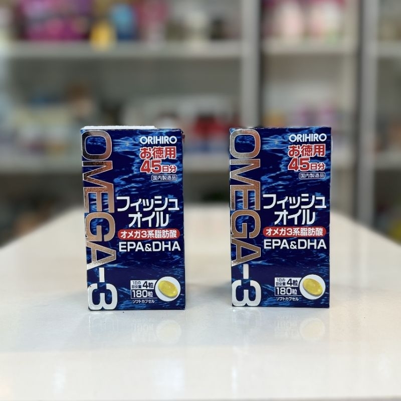 Viên uống dầu cá Omega 3 Orihiro Fish OiL bổ mắt, bổ não Orihiro Nhật ...