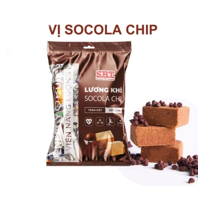 Lương Khô Socola Chip SBT Energy Chocolate Chips (Gói 285g) | Shopee ...