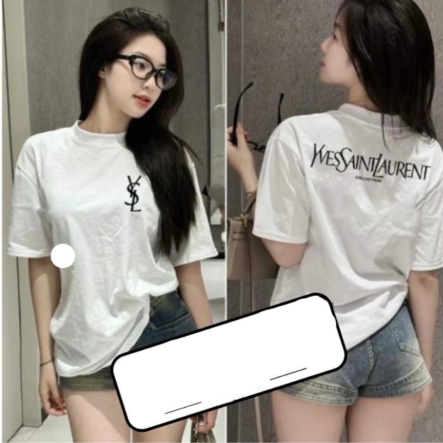 Áo Thun Saint Lauren.t, Áo Thun Nam Nữ Chất Cotton Cao Cấp Mát Hotrend 2024,Áo Phông cao cấp ...