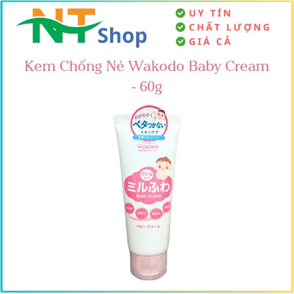 Wakodo Baby Cream 60g - Kem Dưỡng Ẩm Cho Trẻ Sơ Sinh & Em Bé - Hàng ...