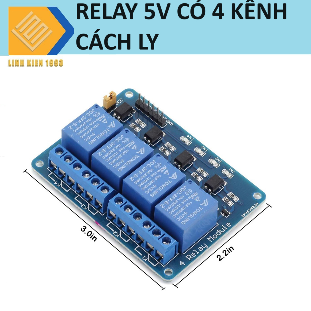 Module relay 4 kênh cách ly 5V | Shopee Việt Nam