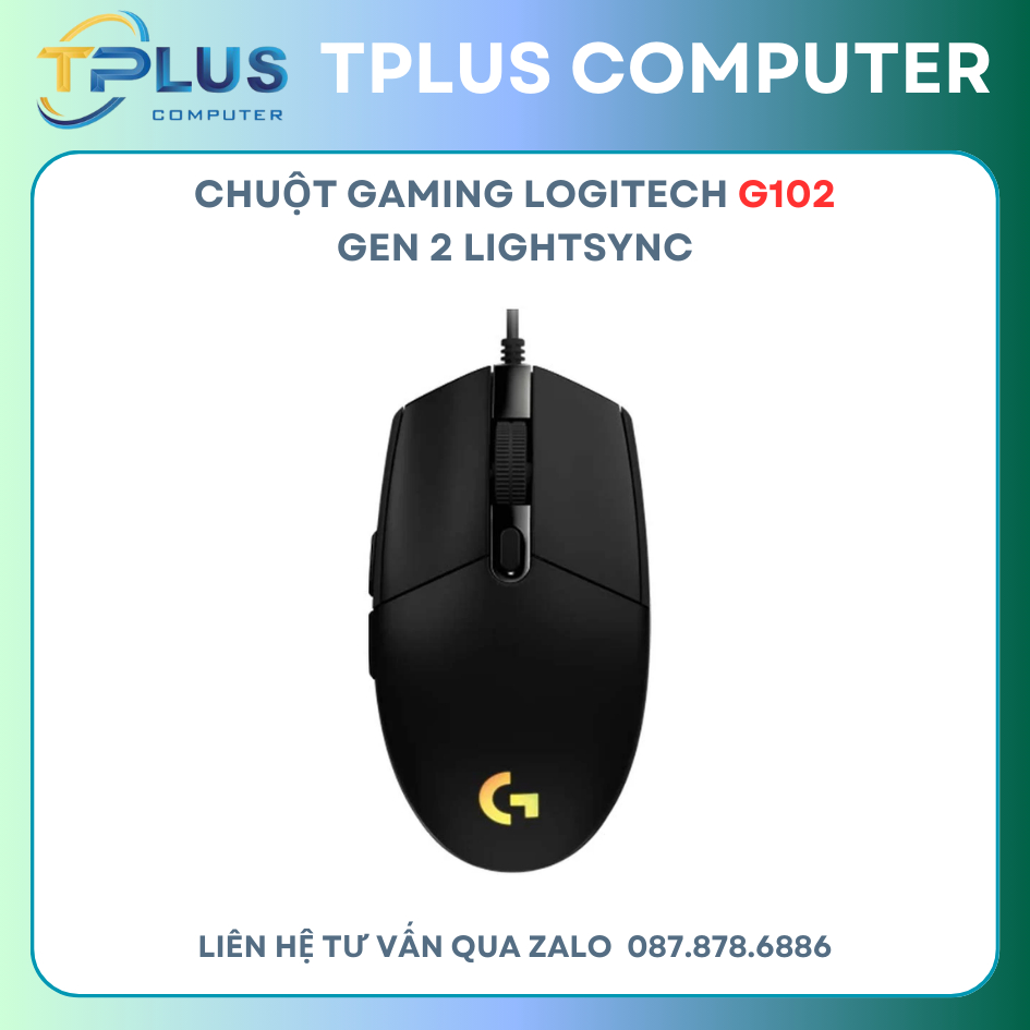 Chuột Gaming Logitech G102 Gen 2 Lightsync | Shopee Việt Nam