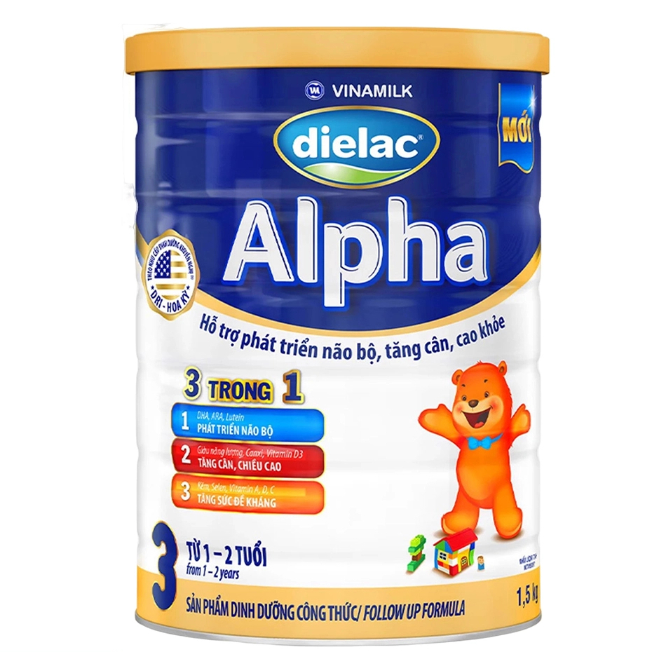 Sữa Bột Vinamilk Dielac Alpha Số 3/4 - 1.5kg | Shopee Việt Nam