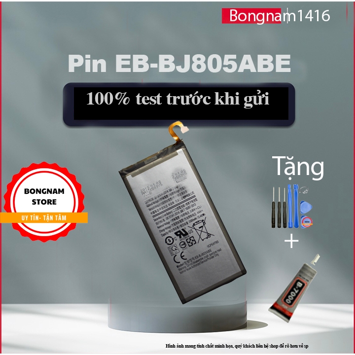 Pin Samsung J8 Plus / J805 / J810 / A6 Plus / A605 (EB-BJ805ABE) tặng ...