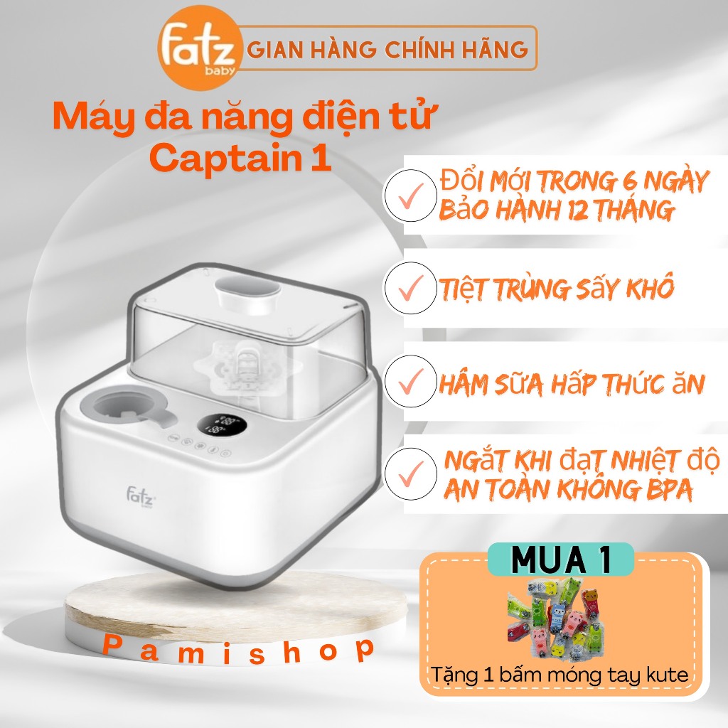 MÁY TIỆT TRÙNG SẤY KHÔ HÂM SỮA ĐIỆN TỬ 4 TRONG 1 CHÍNH HÃNG FATZ BABY ...