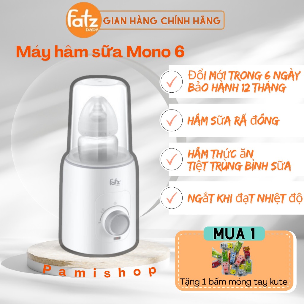 MÁY HÂM SỮA VÀ TIỆT TRÙNG FATZBABY - MONO 6 - FB3001TN | Shopee Việt Nam