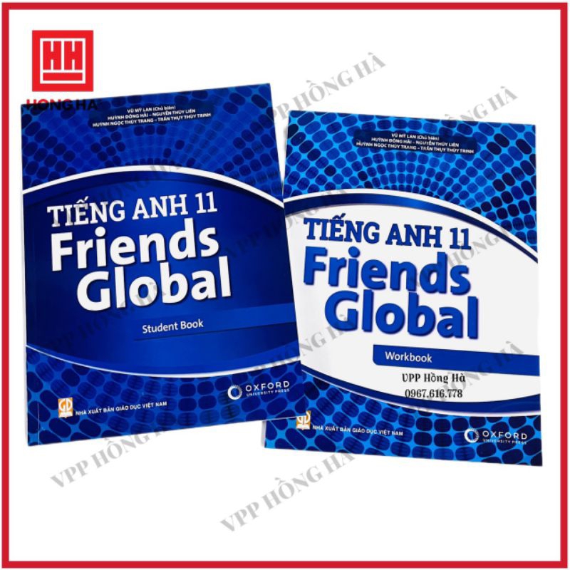 Bộ 2 cuốn Friends Global 11 (tặng bìa bao kiếng) | Shopee Việt Nam