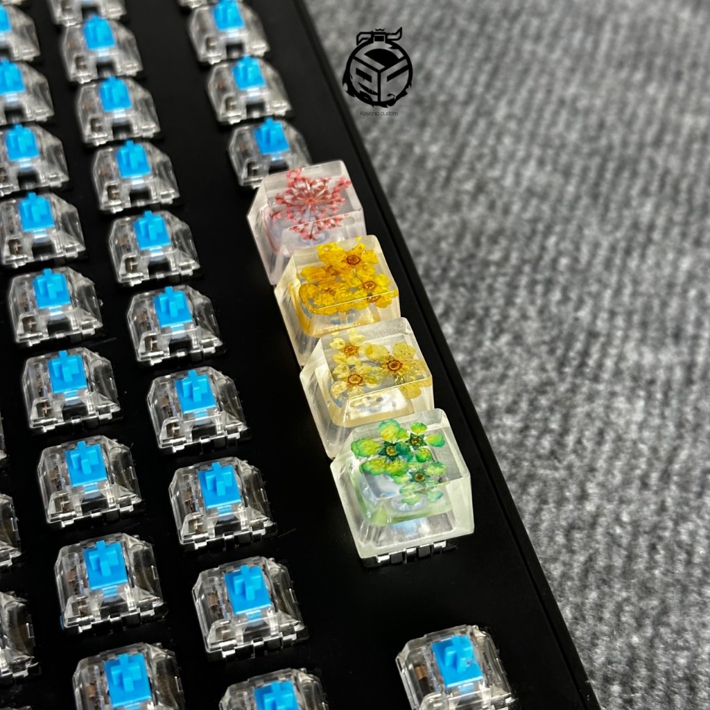 Keycap cá tính đầy màu sắc nút ấn bàn phím cao cấp trong suốt xuyên led ...