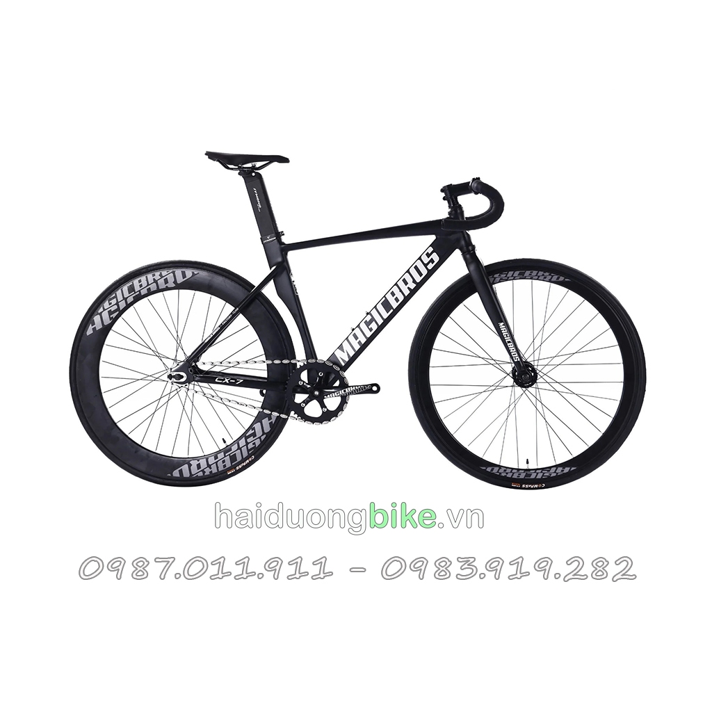 Xe đạp Fixed Gear Magicbros CX7 nhôm màu Đen | Shopee Việt Nam