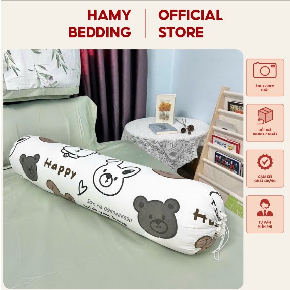 Vỏ gối ôm, bao gối ôm cotton poly nhiều mẫu xinh ,được chọn mẫu kích ...