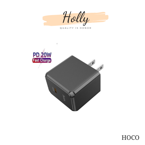 Củ sạc nhanh PD 20W HOCO CS13 cổng Type-C, Nhựa ABS + PC chống cháy ...