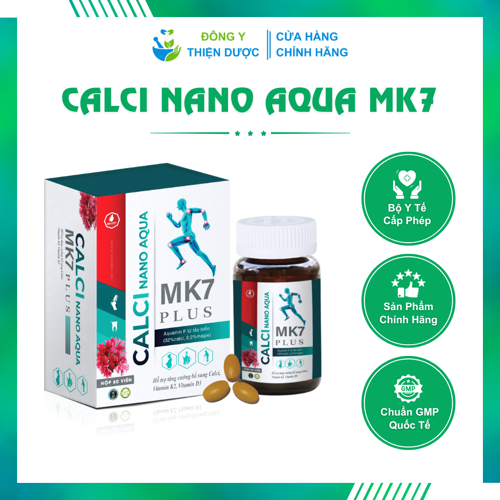 [CHÍNH HÃNG] Viên Uống Canxi, Vitamin D3, Vitamin K2 Cho Cả Gia Đình, Phụ Nữ Mang Thai Và Cho ...