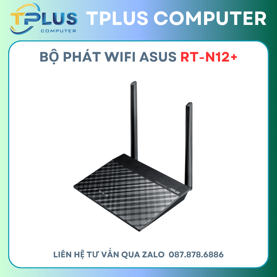 Bộ phát wifi Asus RT-N12+ tốc độ 300Mbps | Shopee Việt Nam