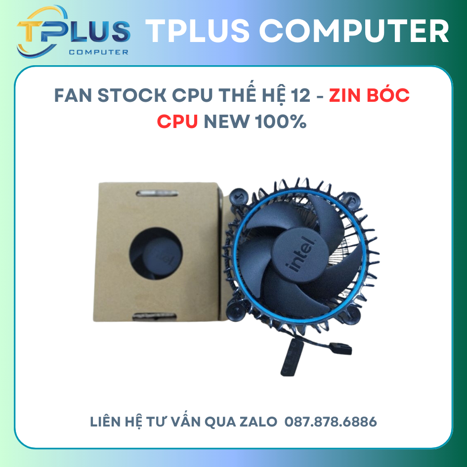 Quạt tản nhiệt CPU Stock Zin Full Box - Intel 12th 13th Socket 1700 new 100% nguyên keo | Shopee ...