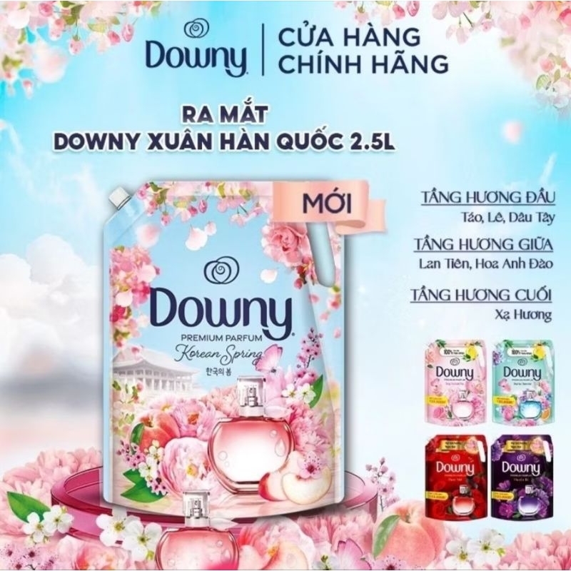 Nước xả vải Downy Premium Parfum Korean Spring 2.5L | Shopee Việt Nam