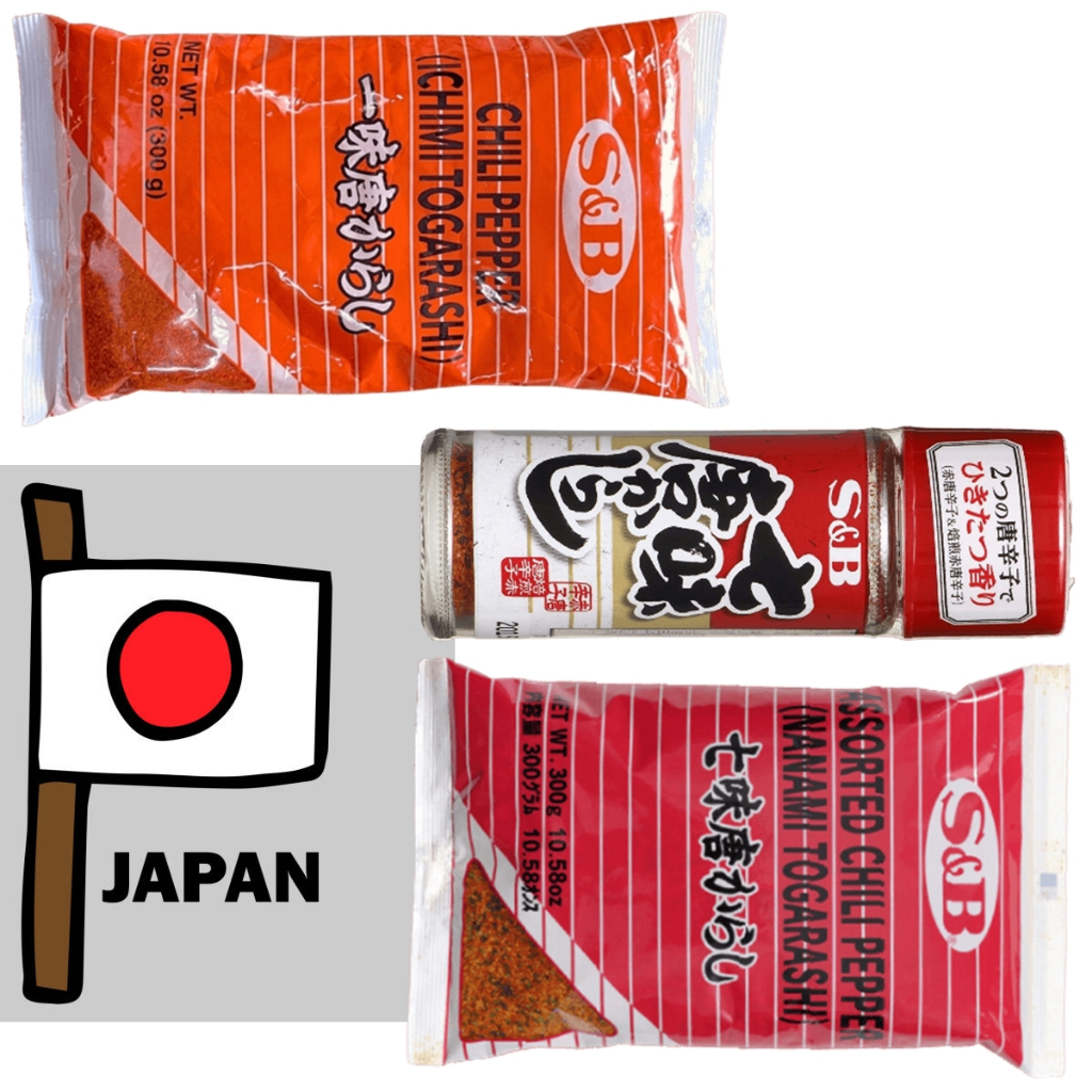 S&B Gia Vị Ớt Shichimi Togarashi 50g, Ichimi Togarashi 300g, Assorted ...