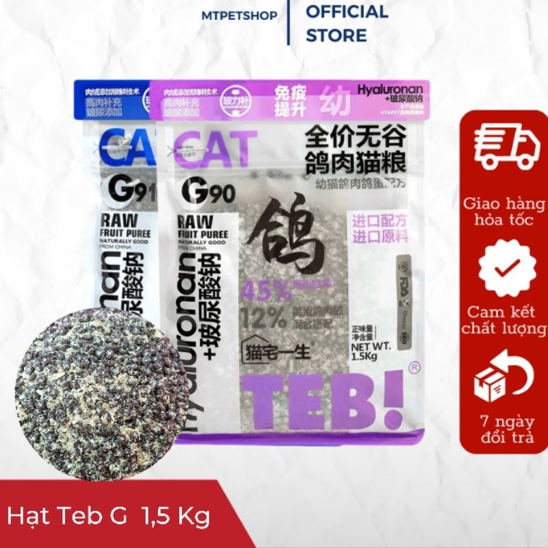 Hạt Teb G cho mèo không độn ngủ cốc, dinh dưỡng cao cho mọi lứa tuổi ...