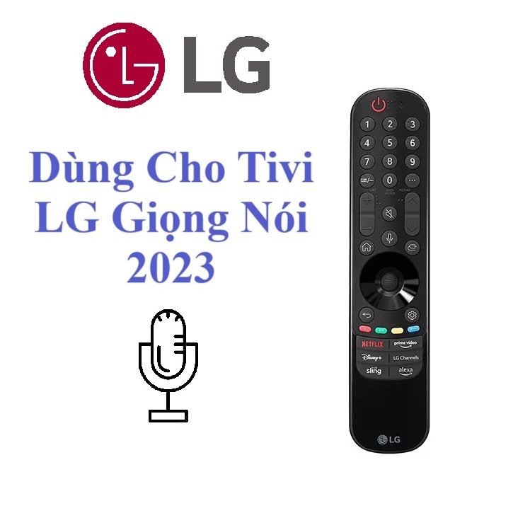 Điều Khiển Giọng Nói Tivi LG MR23GA AKB76043102 Đời 2023 - Hàng cao cấp ...