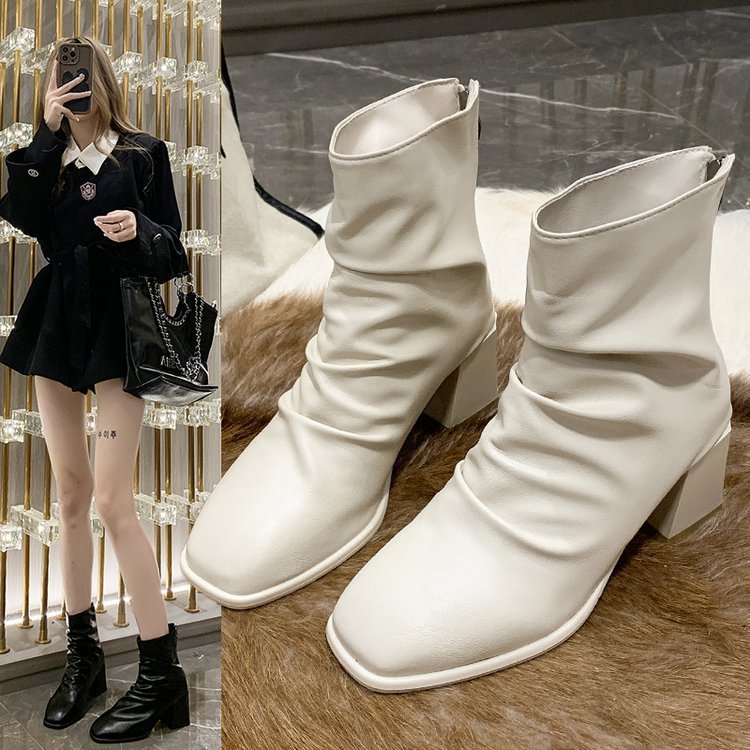 Bốt Nữ Nhăn Kéo Khoá Full Boxx Siêu Cấp | Shopee Việt Nam