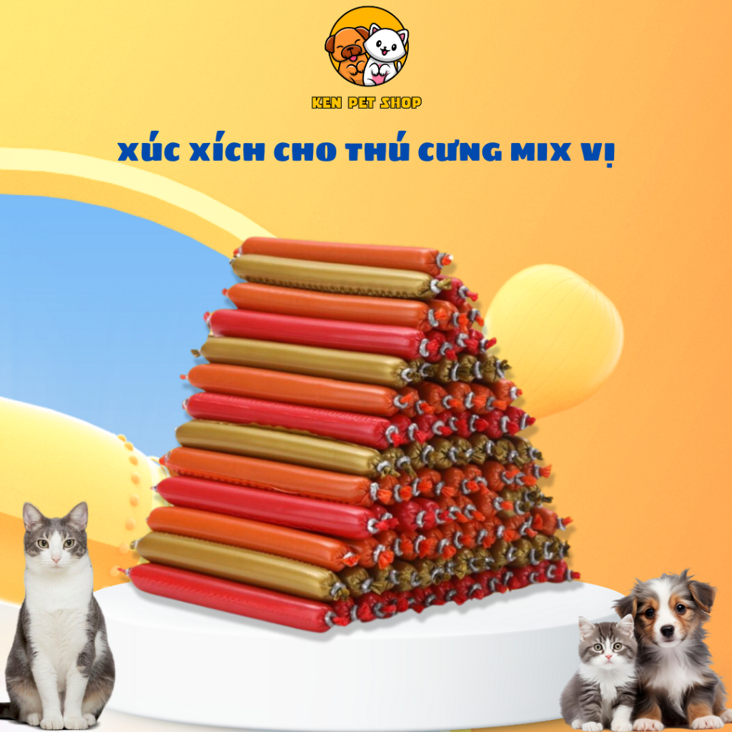 Combo Xúc Xích Cho Thú Cưng Ken Pet Shop Xúc Xích Dinh Dưỡng Cho Chó ...