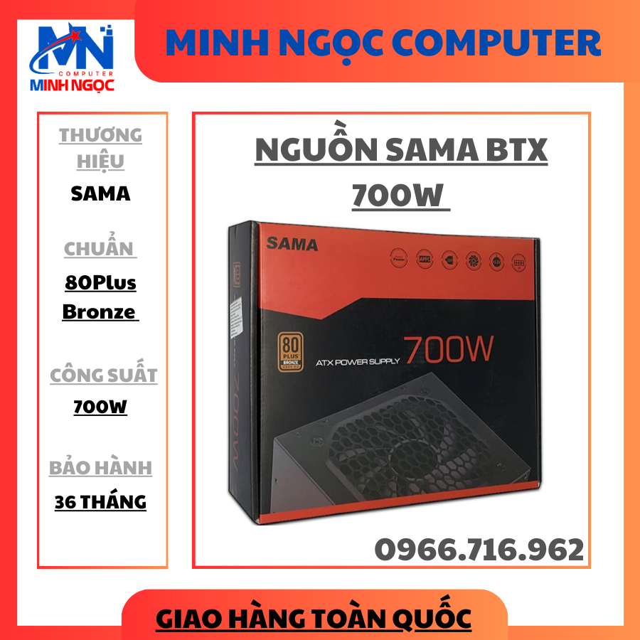 Nguồn Sama BTX - 700W/ 80 PLUS BRONZE | Shopee Việt Nam